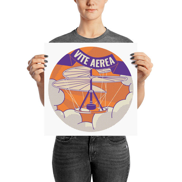 Vite Aerea - LeonARdo | Augmented Reality Poster - bellfish